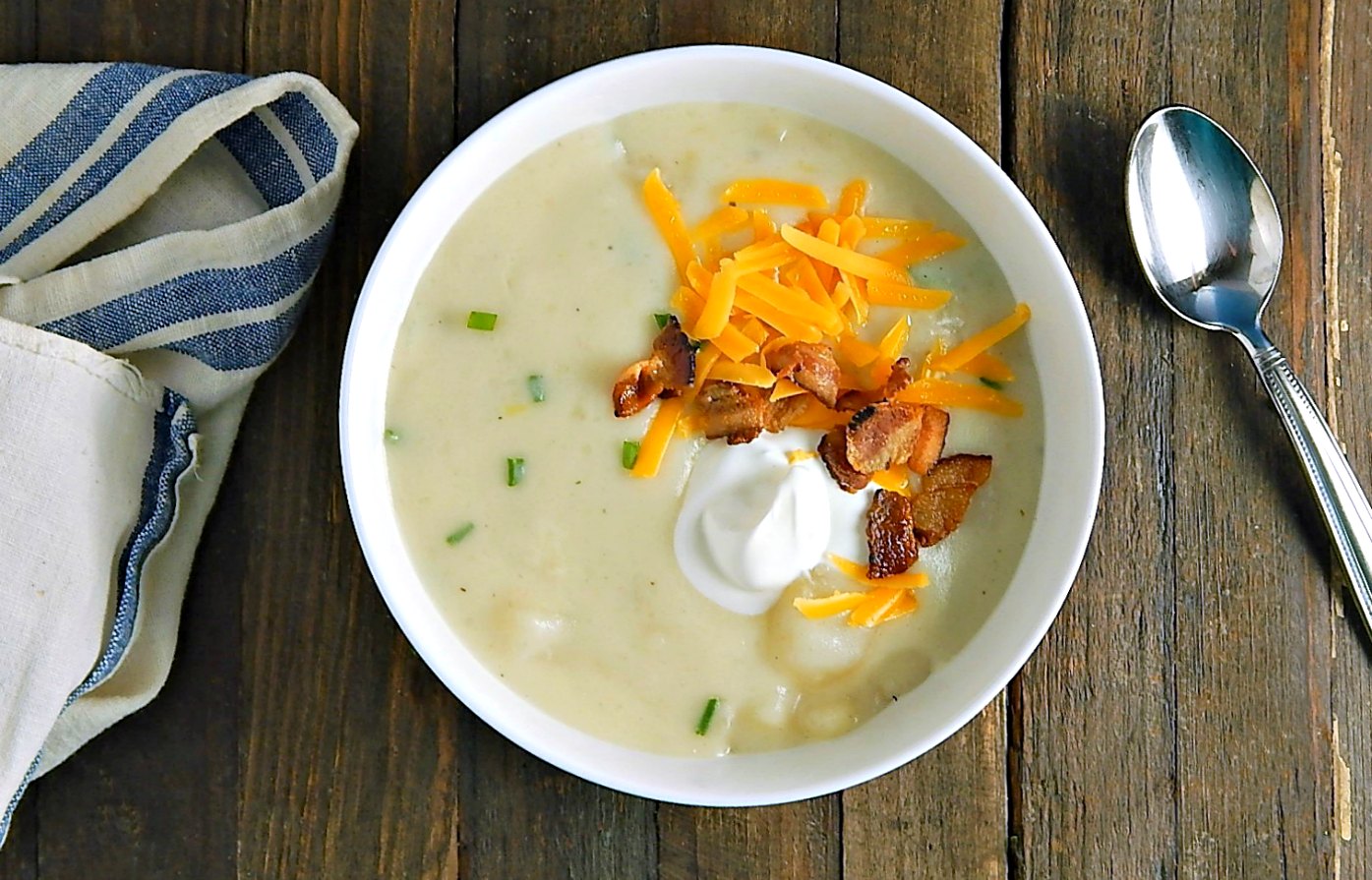 Hearty Potato Chowder - Frugal Hausfrau