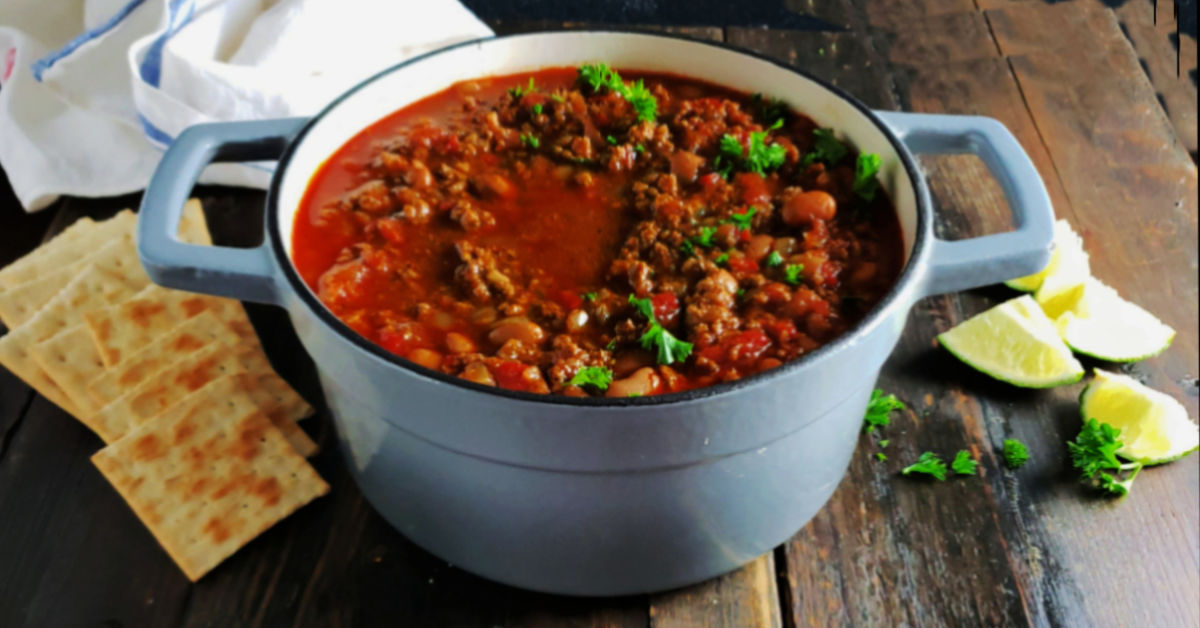 Old Fashioned American Chili - Frugal Hausfrau