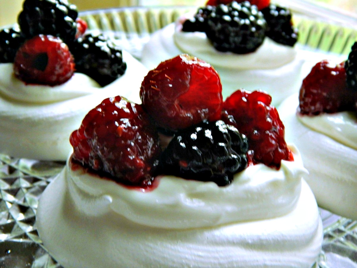 Meringue Nests - Frugal Hausfrau