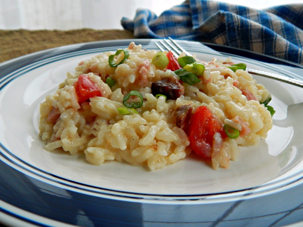 Ham & Parmesan Risotto (Instant Pot or Stove Top) - Frugal Hausfrau