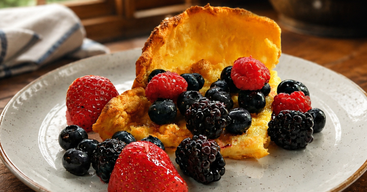 David Eyre's Pancake aka Puffy Pancake - Frugal Hausfrau