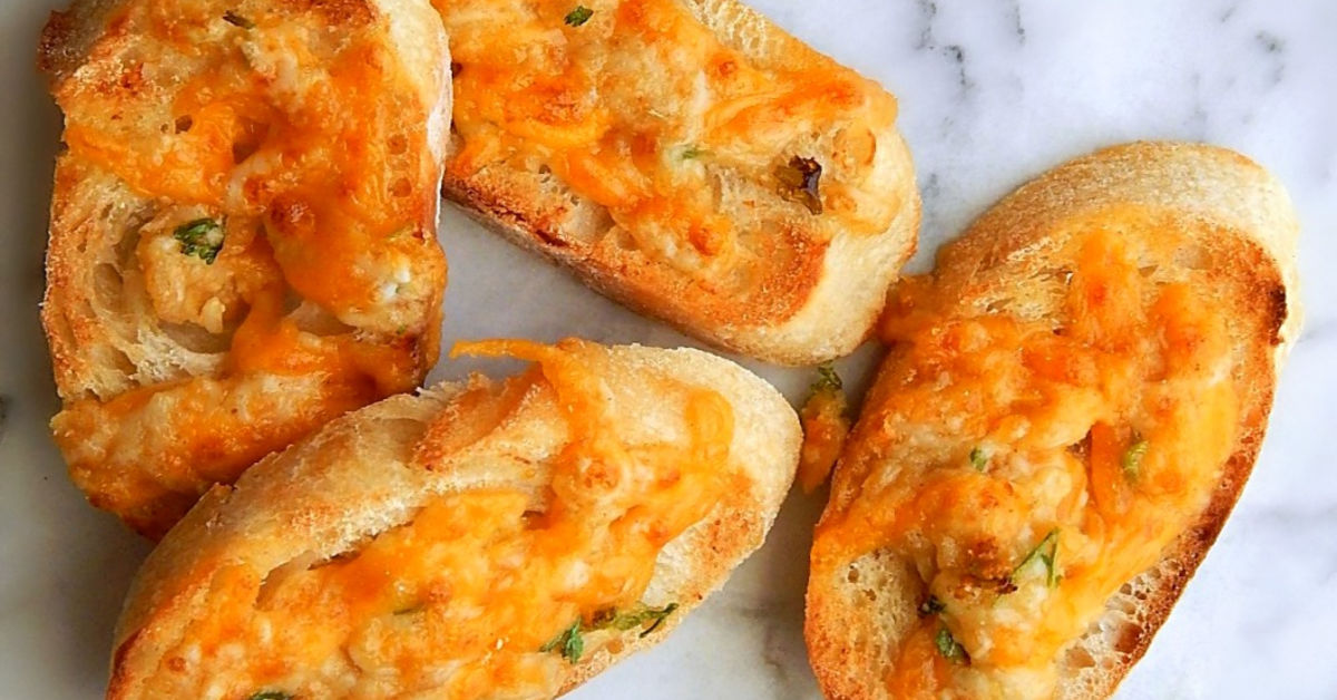 Cheesy Toasts - Frugal Hausfrau