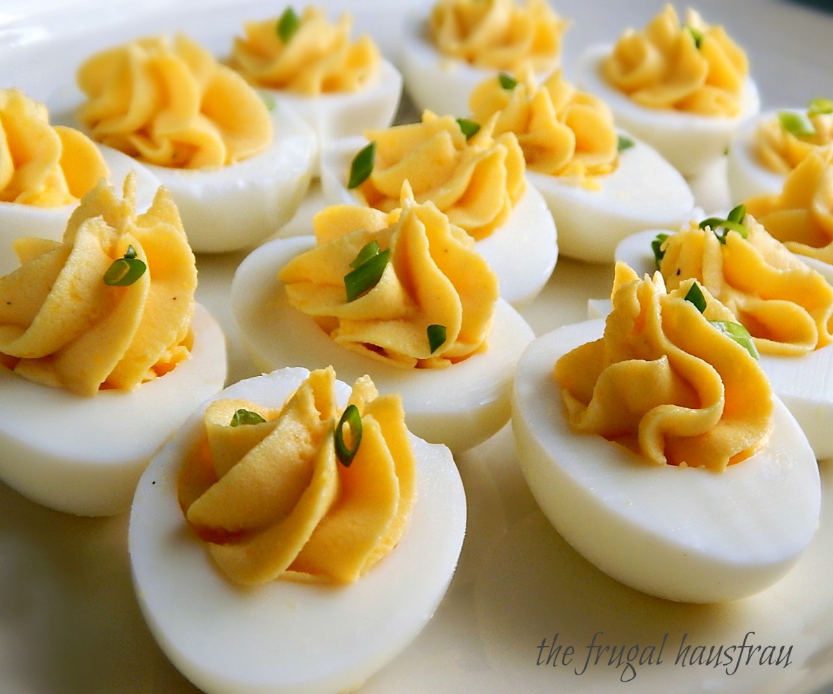 Classic Deviled Eggs - Frugal Hausfrau