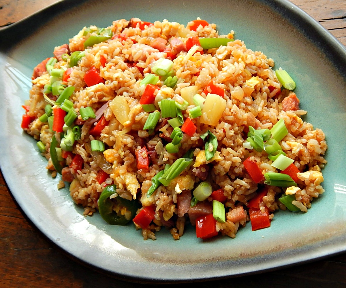Hawaiian Fried Rice - Frugal Hausfrau
