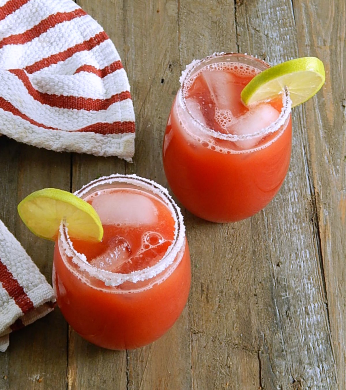 Watermelon Cooler Cocktails - Frugal Hausfrau