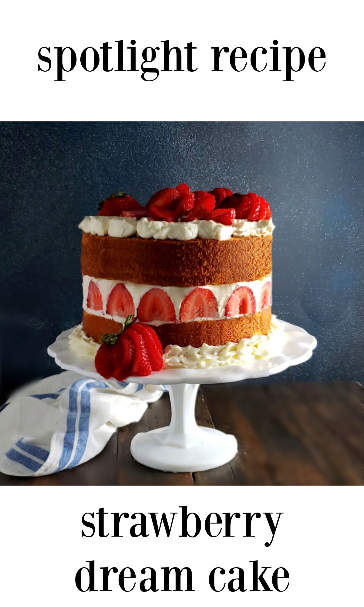 Berry Cream Cake - Frugal Hausfrau