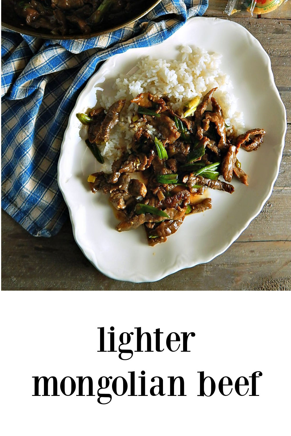 Lighter Mongolian Beef - Frugal Hausfrau