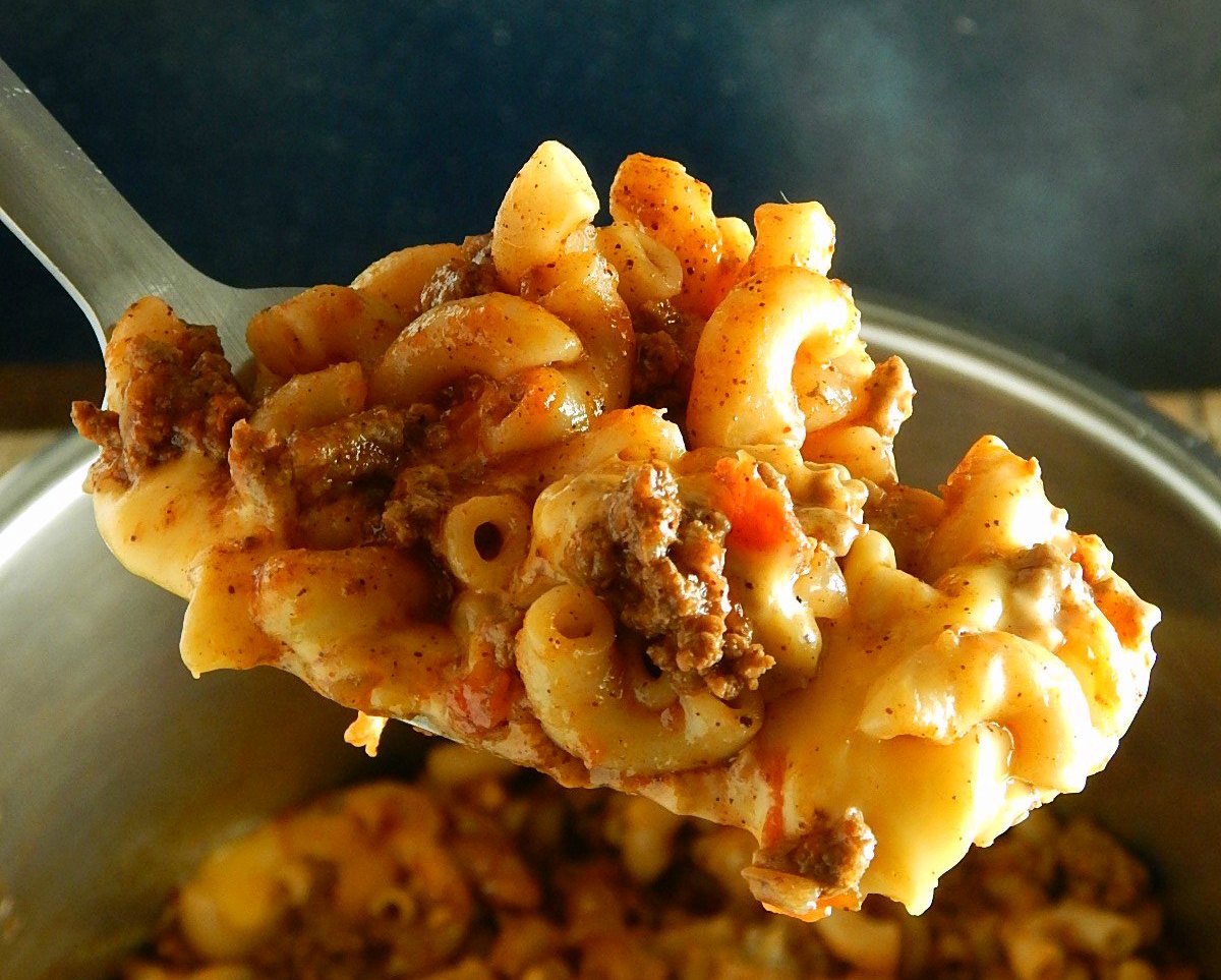 Easy Cheesy Chili Mac - Instant Pot or Not - Frugal Hausfrau