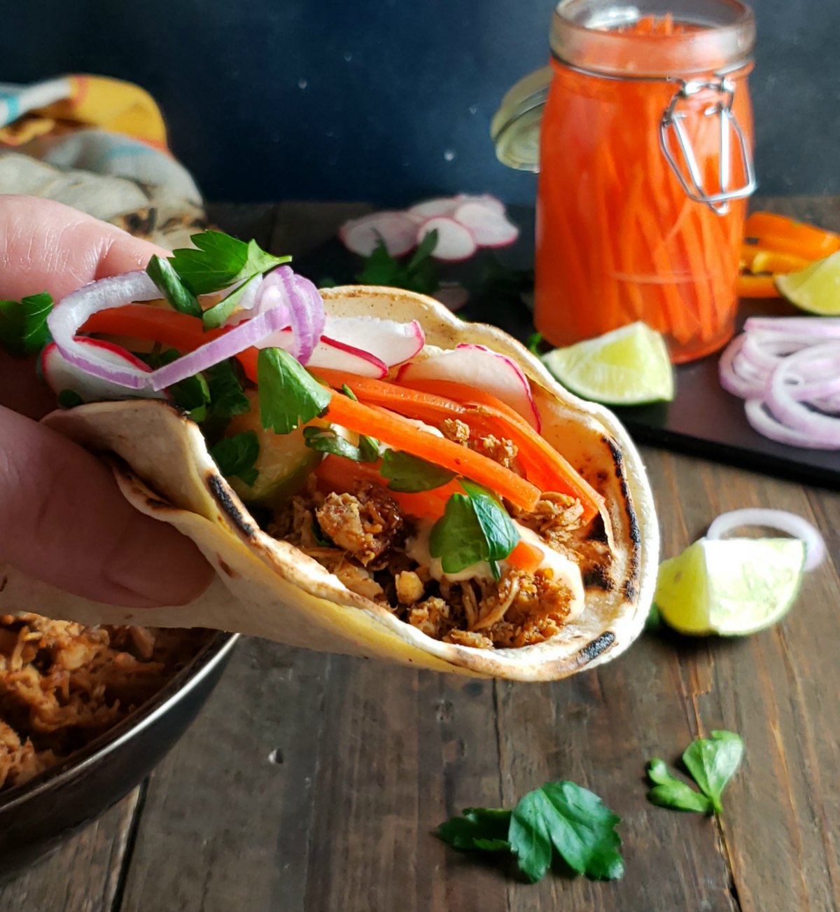Bahn Mi Street Tacos - Frugal Hausfrau