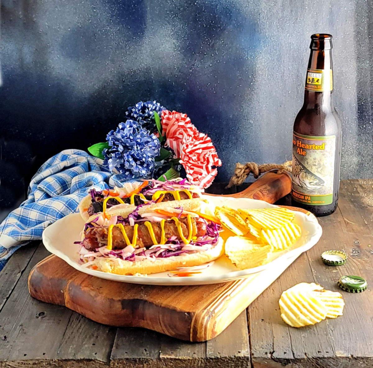 Bacon Wrapped Cheese Stuffed Hot Dogs - Frugal Hausfrau