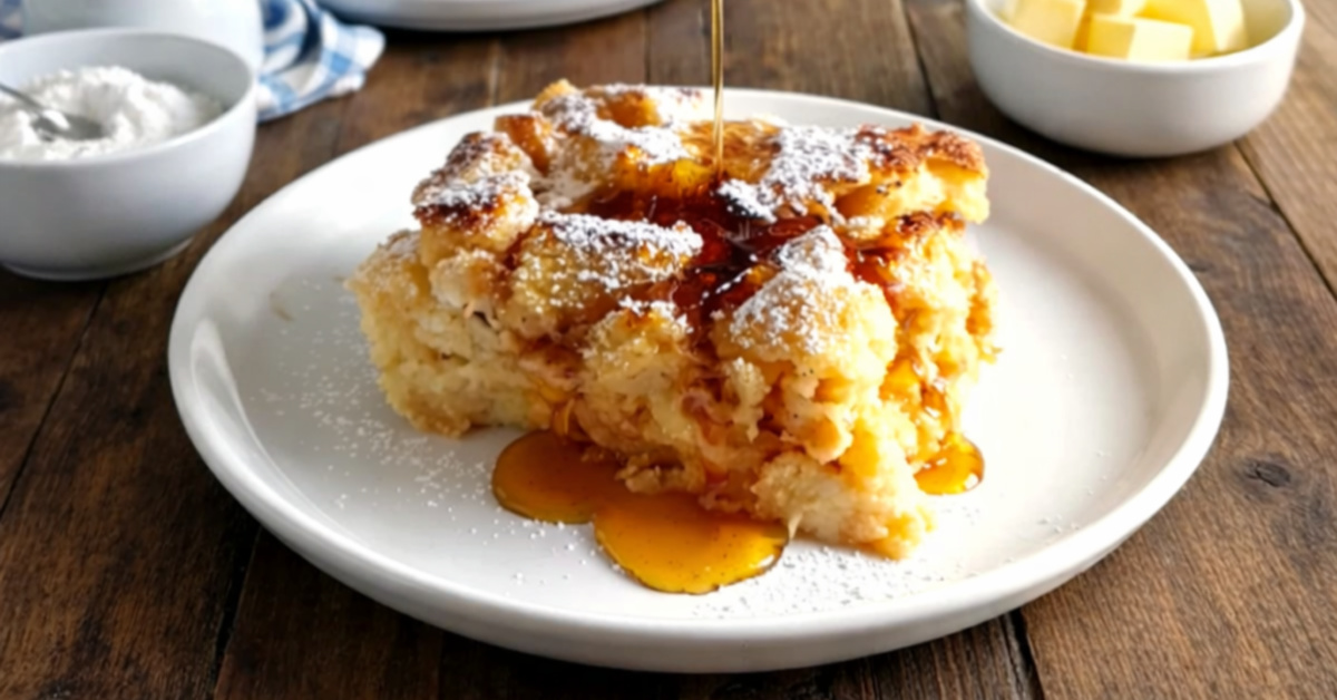 French Toast Bread Pudding - Frugal Hausfrau